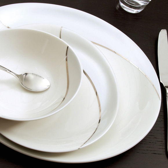 Assiette Contemporaine en Porcelaine - Vaisselle Design - Bruno Evrard