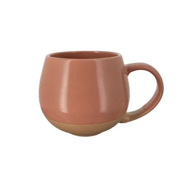 Mug bicolore rouille en grès ECLIPSE 45cl - Tendance - Bruno Evrard