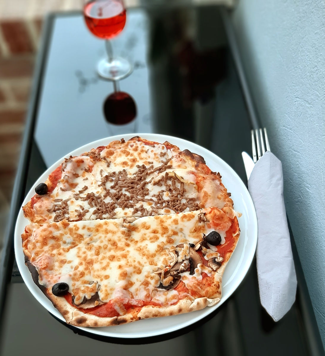 Plat à tarte en Porcelaine - Made in France - Bruno Evrard