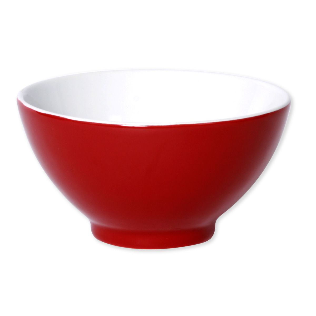 Bol rouge en porcelaine 55cl - Lot de 4 - Bruno Evrard